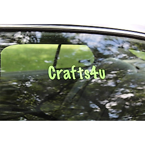 Personalized Name Vinyl Decal Sticker in Honey Script Font Choose your Color