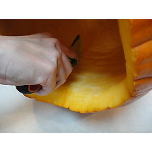 360 Pumpkin Products Ultimate Pumpkin Carving Ergonomic Scooper/Scraper and Detail scraper/clean up tool set. (1 Set of 2 tools)