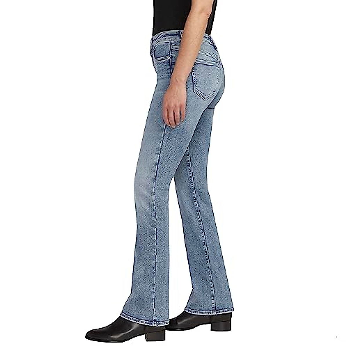 JAG Jeans Women's Forever Stretch High Rise Bootcut Jeans, Jet Ski, Large