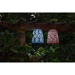 Allsop Home & Garden 32300 Stella Bell Solar Lantern, Burnt Sienna