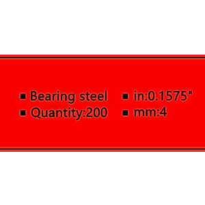 FKG 4mm Bearing Balls 200 Qty