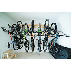 Steadyrack Bike Racks - Mountain Bike Rack - Wall Mounted Bike Rack Storage Solution for Your Home, Garage, or Bike Park