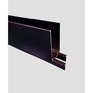 Bottom Door Aluminum Expander for Security Storm Door - 1" Thickness - 36" & 32" Width Door w Weatherstripping (36", Black)