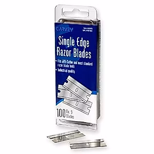 GARVEY Jiffi, Heavy Duty, Single Edge Blade (Cut-40474), Silver