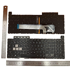 Laptop Replacement US Layout RGB Colorful Backlight Keyboard for ASUS TUF Gaming 8 F15 FX506 FA506 FA506II FX506H FA506Q FX506L FA506H F17 FX706 FX706L FA706U FX706U FA706 661VUS00