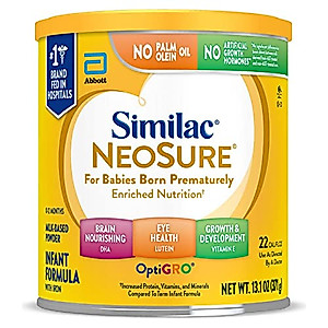 Similac NeoSure Premature Post-Discharge Infant Formula, Powder Baby Formula, 13.1-oz Can