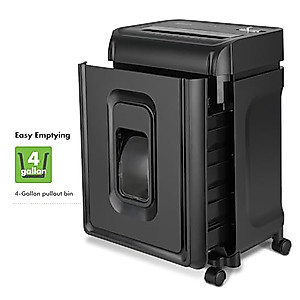 Aurora AU1035XA 10-Sheet Crosscut Paper/Credit Card Shredder with 4-Gallon Pullout Wastebasket