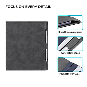 Ayotu Case for Remarkable 2 Paper Tablet 10.3" 2020 Released, Premium PU Leather Cover with Bulit-in Magnet, Book Folio Design with Pen Holder (Exclusive Templates Provided)