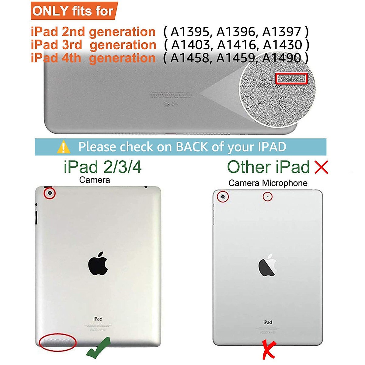 TopEsct Kids case for iPad 2nd/3rd/4th Generation, Comes with Tempered Glass Screen Protector and Strap (Blue)