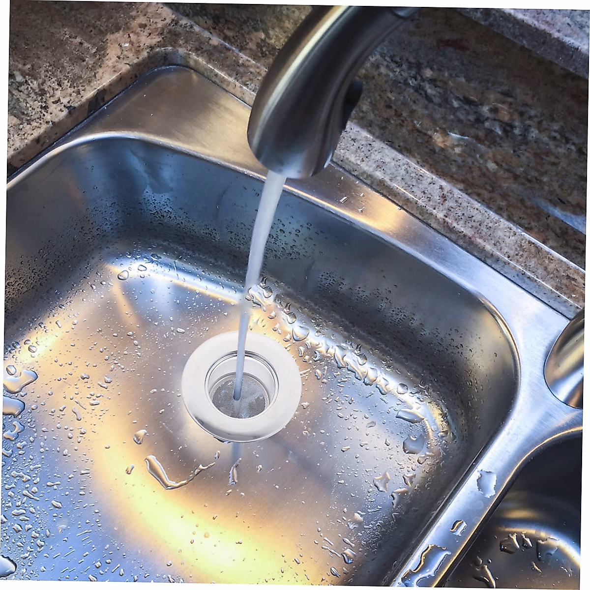 Veemoon 4pcs Sink Strainer Bathtub Drain Stainer Strainer Sink Filter Drain Kitchen Sink Drain Tub Strainer Mesh Filter Mesh Strainer Drain Catcher Kitchen Drain