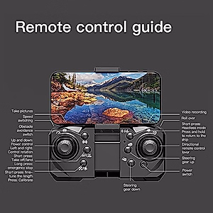 GoolRC Remote Control Drone with Camera 720P Dual Camera Obstacle Avoidance WiFi FPV Storage Bag Package Trajectory Flight Gesture Photography Follow Flight