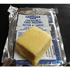 Mainstay Emergency Food Rations with Outdoors Equipment Emergency Guide- 2400 Calorie Full Case of 20 Packs