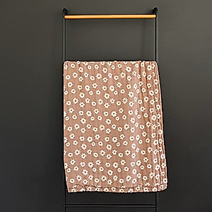 Mebie Baby Muslin Quilt, Daisy Dream, 100% Muslin Cotton Baby Blankets for Girls and Boys, Muslin Baby Blanket for Newborns, Babies, Toddler, Soft Muslin Swaddle Blankets, 47"x47"