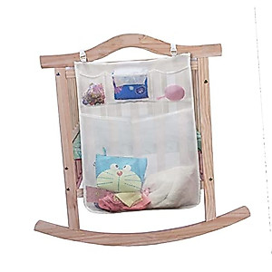 ibasenice Diaper Bag Organizer Toy Storage Bag Hanging Storage Bag Hanging Diaper Bag Multipurpose Bag Trolley Multifunctional Bag Child Mesh Bag