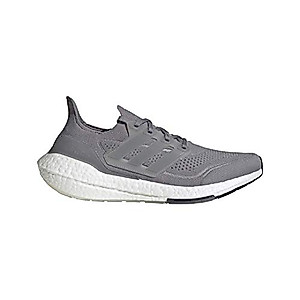 adidas Men's Ultraboost-21 Running Shoe, Grey/Grey/Grey, 8
