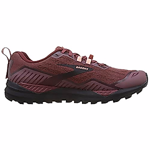 Brooks Women's Cascadia 15 Trail Running Shoe - Nocturne/Zinfandel/Black - 6.5 Medium