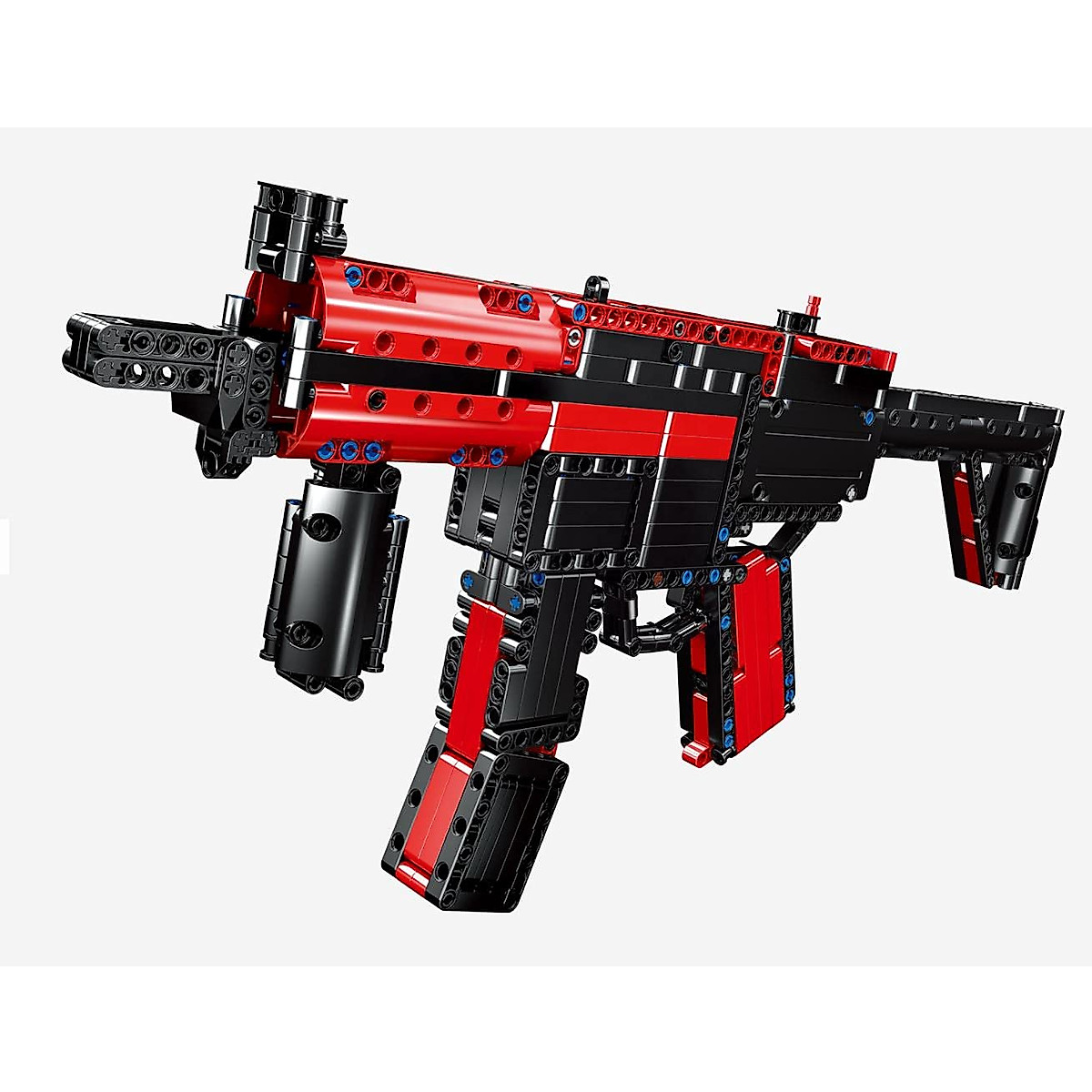 Skywin MP5 Submachine Shooting Build Block Toy for Kid - 642 Pieces Toy Building Sets and Shooting Game Interactive Brick Blaster, 21 x 3 x 9 inches