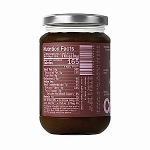 Cravers Cacao Hazelnut Spread No Added Sugar - Vegan, Paleo, Kosher & Gluten Free - No Palm Oil & No Artificial Sweeteners & Non MGO