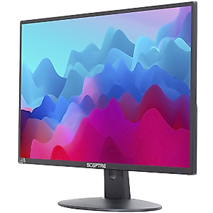 HP All-in-One 22" Desktop Computer (22-df0222, Snow White) & Sceptre 20" 1600x900 75Hz Ultra Thin LED Monitor 2X HDMI VGA Built-in Speakers