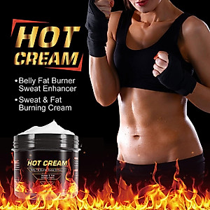 REBODUM Hot Sweat Cream, Fat Burning Cream for Belly Natural Weight Loss Cream Weight Loss Workout Enhancer for Women and Men Cellulite Treatment for Thighs Legs Abdomen Arms and Buttocks