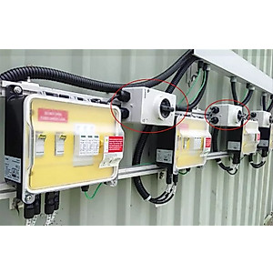 INFRI 1 PCS Solar Electrical Isolator Switch 1000V DC Isolator Switch with 2 Pairs Solar Connectors for Solar Power System