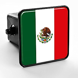 Trailer Hitch Cover - Flag of Mexico (Mexican)