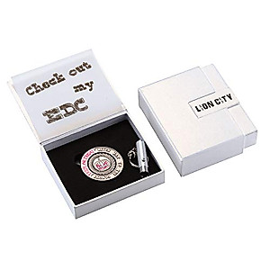 LION CITY Halloween Pumpkin Fidget Spinner, Glow in The Dark Hand Spinner with Red Luminosity, Fully Metallic Desk Toy with Replaceable Bearing, Comes with Mini Flashlight, Matte Finish, Dark Brown