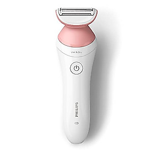Philips Beauty Lady Electric Shaver Series 6000, Cordless with 7 Accessories, BRL146/00, White