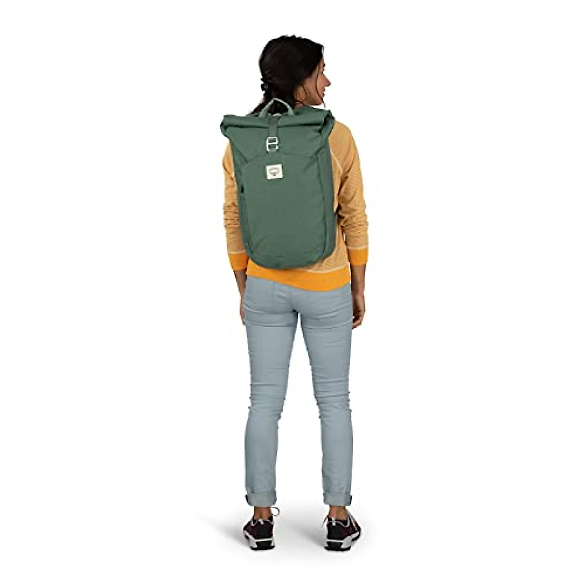 Osprey Arcane Roll Top Commuter Backpack, Pine Leaf Green