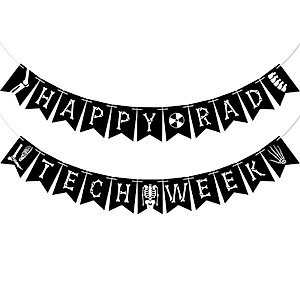 Happy Rad Tech Week Banner, Radiologic Technology Week Party Decor, Rad Tech Appreciation Week, X-ray Radiology Decor, Pre-strung