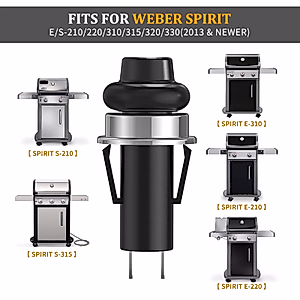 WAO ZONE Replacement for Weber Grill Igniter Switch，GS4 Ignition Push Button Switch Fit for Weber Spirit E/S-210 220 310 315 320 330 Gas Grills