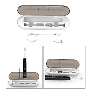 freneci Electric Toothbrush Charger Replacement Case for Philips Sonicare DiamondClean HX9382 HX9372 HX9362 HX9360 - White 1m Cable