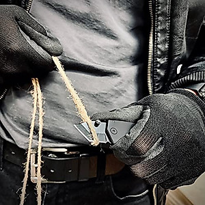 Stabby Labs FAT PP Pocket Knife - 5th pocket EDC folding knife (Black)