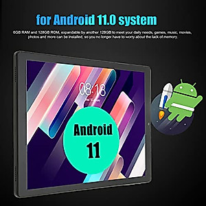Yunseity 10.1 Inch Tablet PC, 2.4 5G WiFi Smart Tablet, 1080P IPS Touch Screen Tablet, 6G RAM 128G ROM, Octa Core CPU, GPS Navigation, 6000Mah Battery, 5MP 13MP Cameras