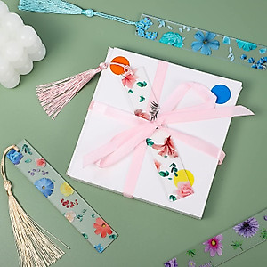 200 Pieces Bookmark Tassels, BetterJonny Handmade Silky Floss Soft Craft Mini Tassels Small Tassels with Loops for Bookmarks DIY Crafts Jewelry Making, 40 Colors