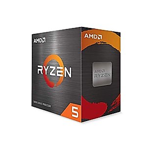 AMD Ryzen 5 5600X 6-core, 12-Thread Unlocked Desktop Processor with Wraith Stealth Cooler