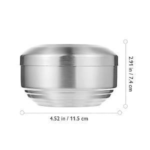 DOITOOL Korean Stainless Steel Rice Bowl with Lid Set, Vacuum Double Wall Multi- Stainless Steel Bowl with Lid Set, for Korean Kitchen Restaurant ( Sliver )