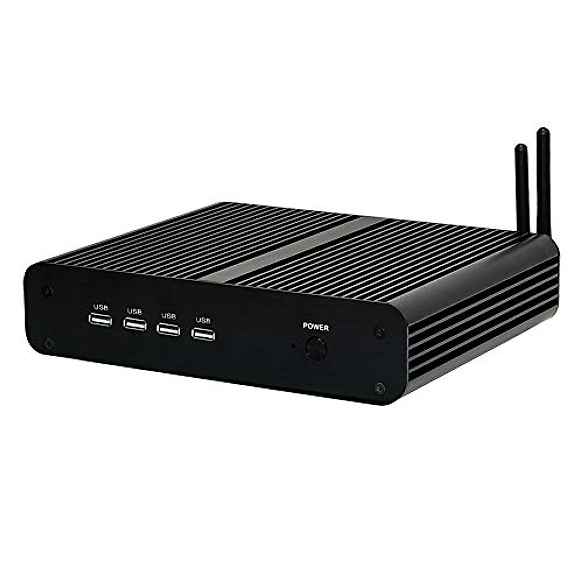 HUNSN 4K Fanless Mini PC, Desktop Computer, Server, Intel Core 11th Gen I7 1165G7, Windows 11 pro or Linux Ubuntu, BM14, DP, HDMI, LAN, 64G RAM DDR4, 1TB NVME SSD