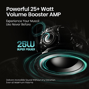 Gravastar Supernova Portable Bluetooth Speaker, LED Table Lamp Speaker, 24H Playtime, TWS Pairing, Wireless Speakers fo Party/Outdoor/Camping