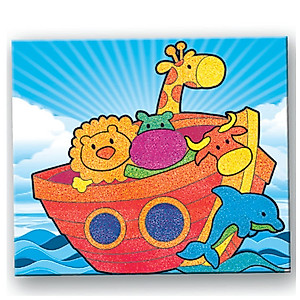 Toykraft Sand Art Kit for Kids, Toddler Arts and Crafts Activity Kits Age 3-5 - Ships