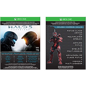 Xbox One 1TB Console - Limited Edition Halo 5: Guardians Bundle (Renewed)