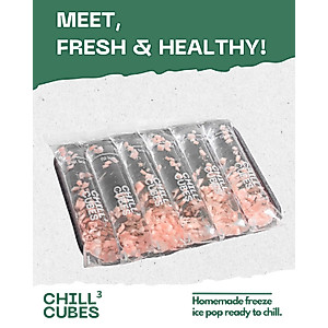 CHILL³CUBES 200 Disposable Popsicle Mold Bags - Easy Fill & Zip Seal, Popsicle Sleeves Bags for DIY Frozen Treats, Parties & More - BPA-Free