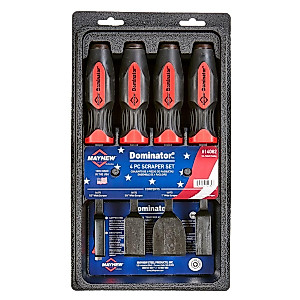 Mayhew 14082 Dominator Straight Scrapers, 4Piece Set