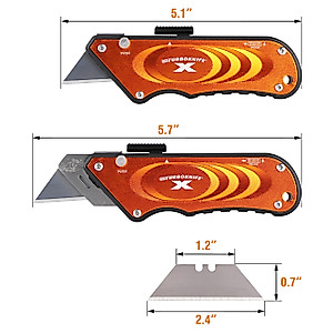 Olympia Tools Turboknife X Utility Knife 33-133, Yellow