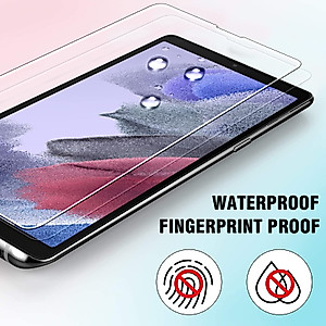 Ferilinso Designed for Samsung Galaxy Tab A7 Lite 8.7 inch 2021 Screen Protector, [Not Fit Galaxy Tab A7] 2 Pack HD Tempered Glass, Case Friendly, Bubble Free, Easy Installation