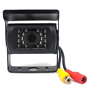 Padarsey Vehicle DC 12V -24V Rear View Camera Heavy Duty18 led Night Vision Waterproof Reversing Camera Backup Cameras for Truck/Trailer/Van/Camper