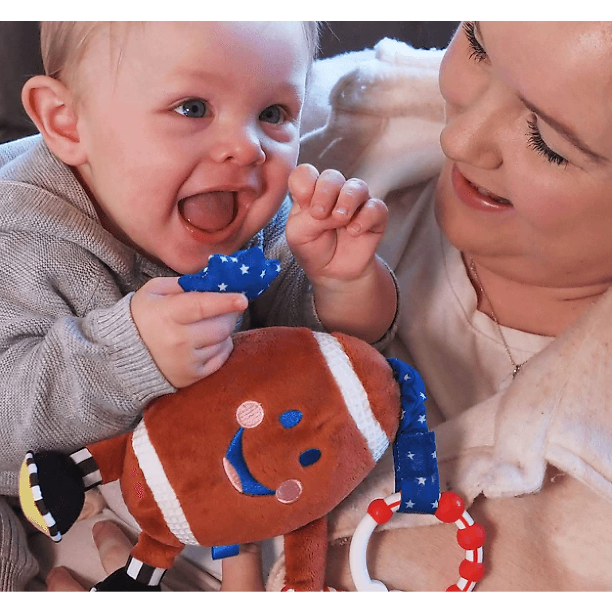 Baby Football Toy for Babies | Your Baby's First Football Buddy | Suitbable from Birth Onwards | Part of The LITTLE SPORT STAR® Baby Collection