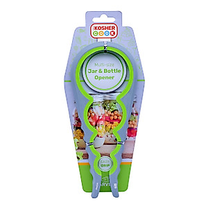 Parve Green Jar Opener – Safe Manual Bottle Opener, Comfortable Grip, Food Safe – Color Coded Kitchen Accessories