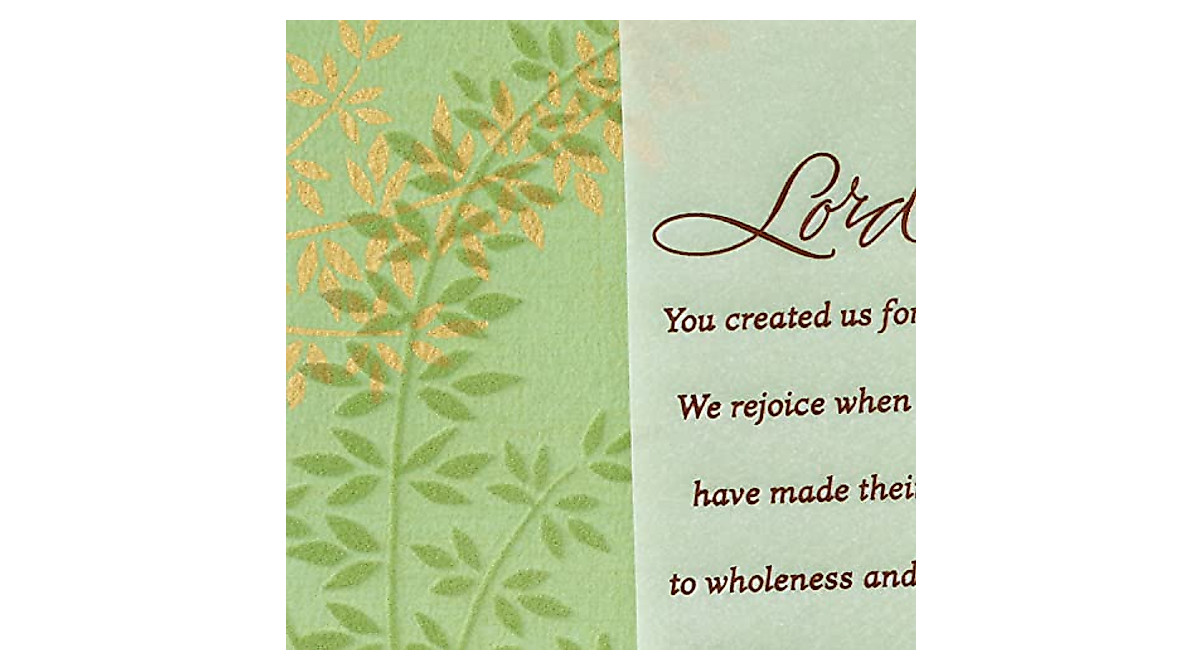 Hallmark DaySpring Religious Sympathy Card | Comfort & Prayer