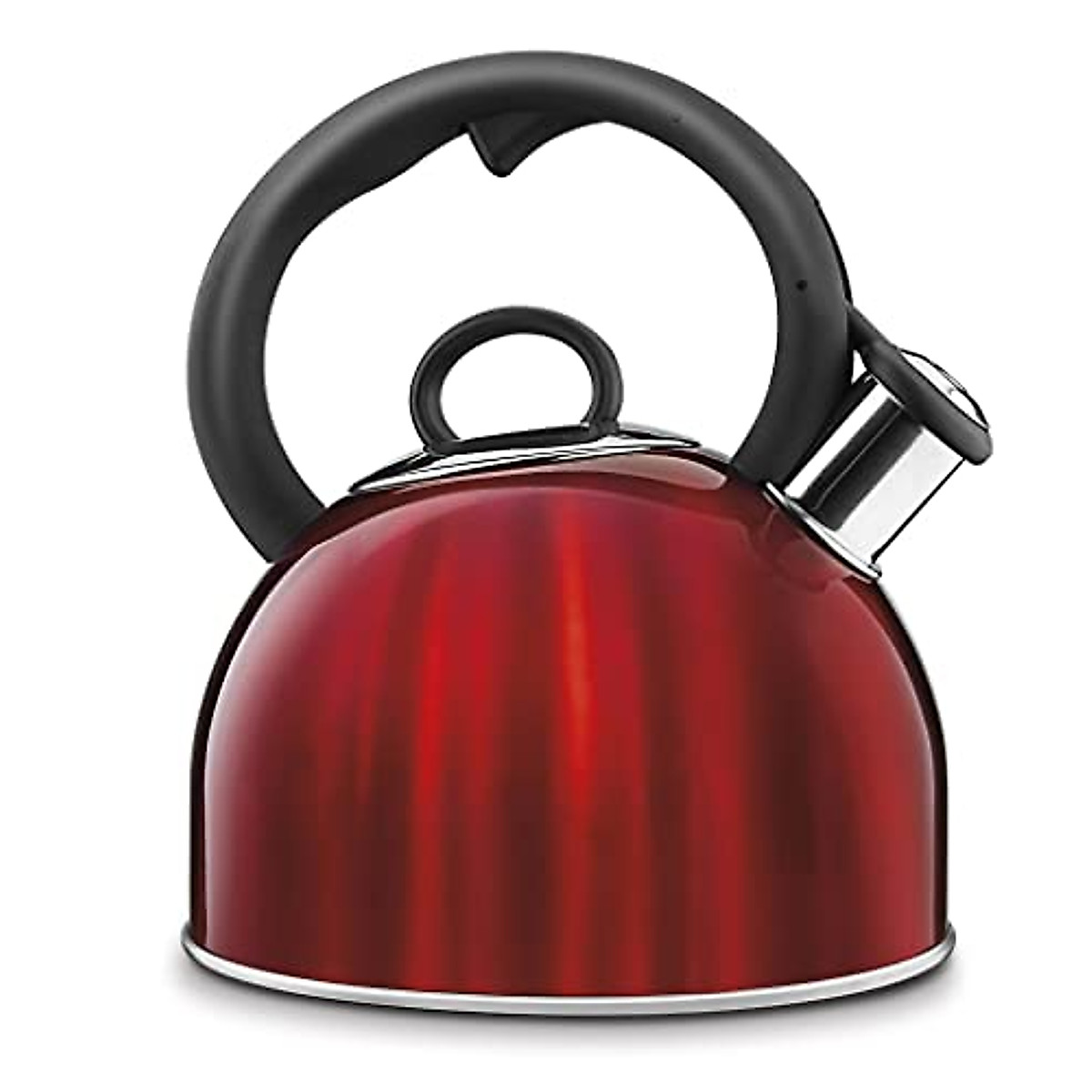 Cuisinart CTK-S17MR Aura 2-Quart Teakettle, Make 2-Quarts of Boiling Water in this Classic Tea Kettle, Metallic Red